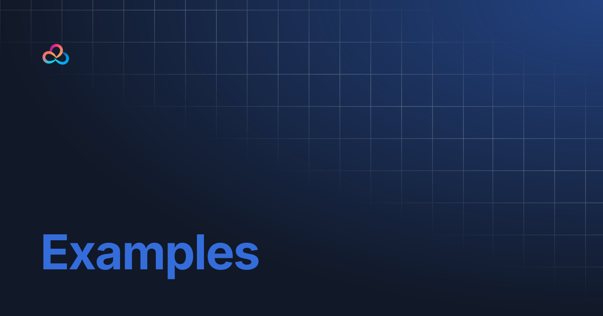 Examples | Nimbus Docs